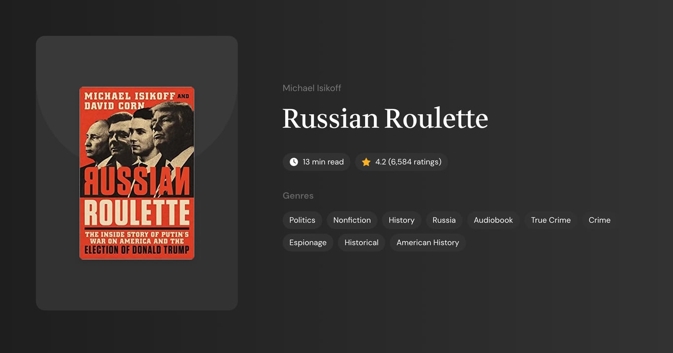Russian Roulette Book Summary