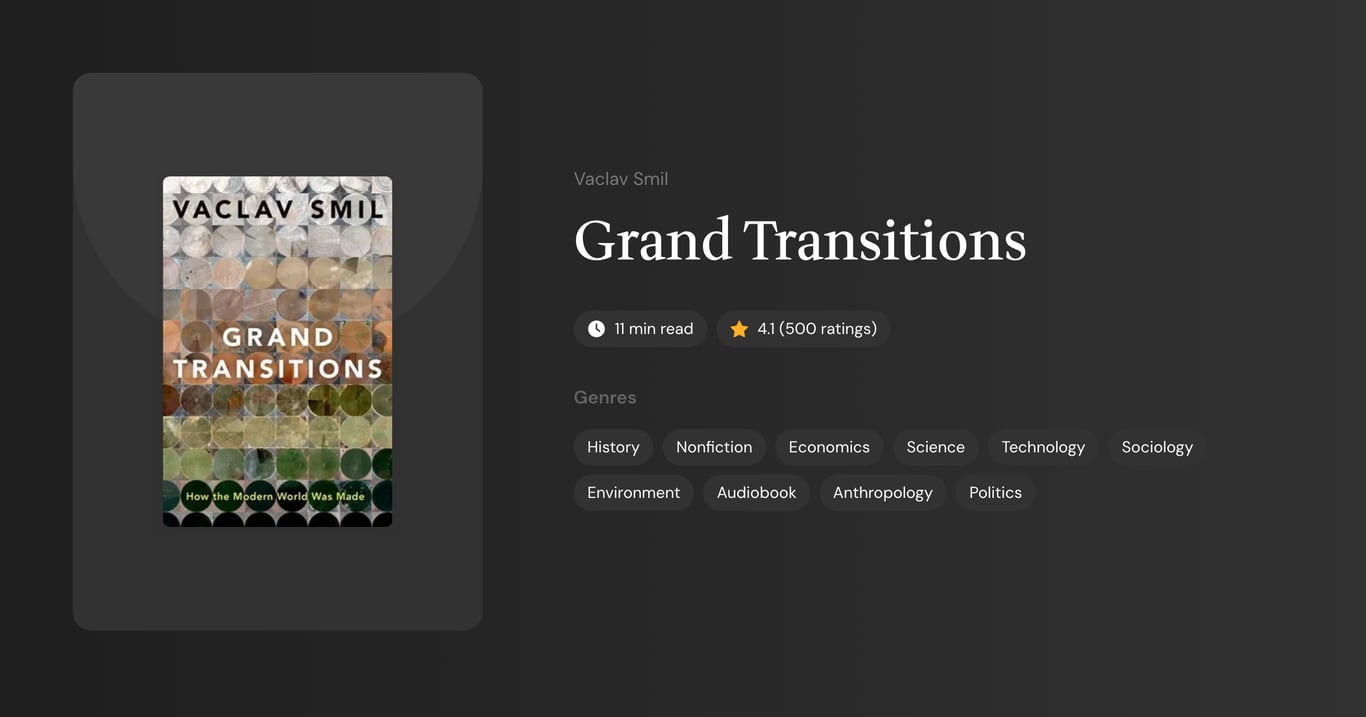 Grand Transitions Book Summary
