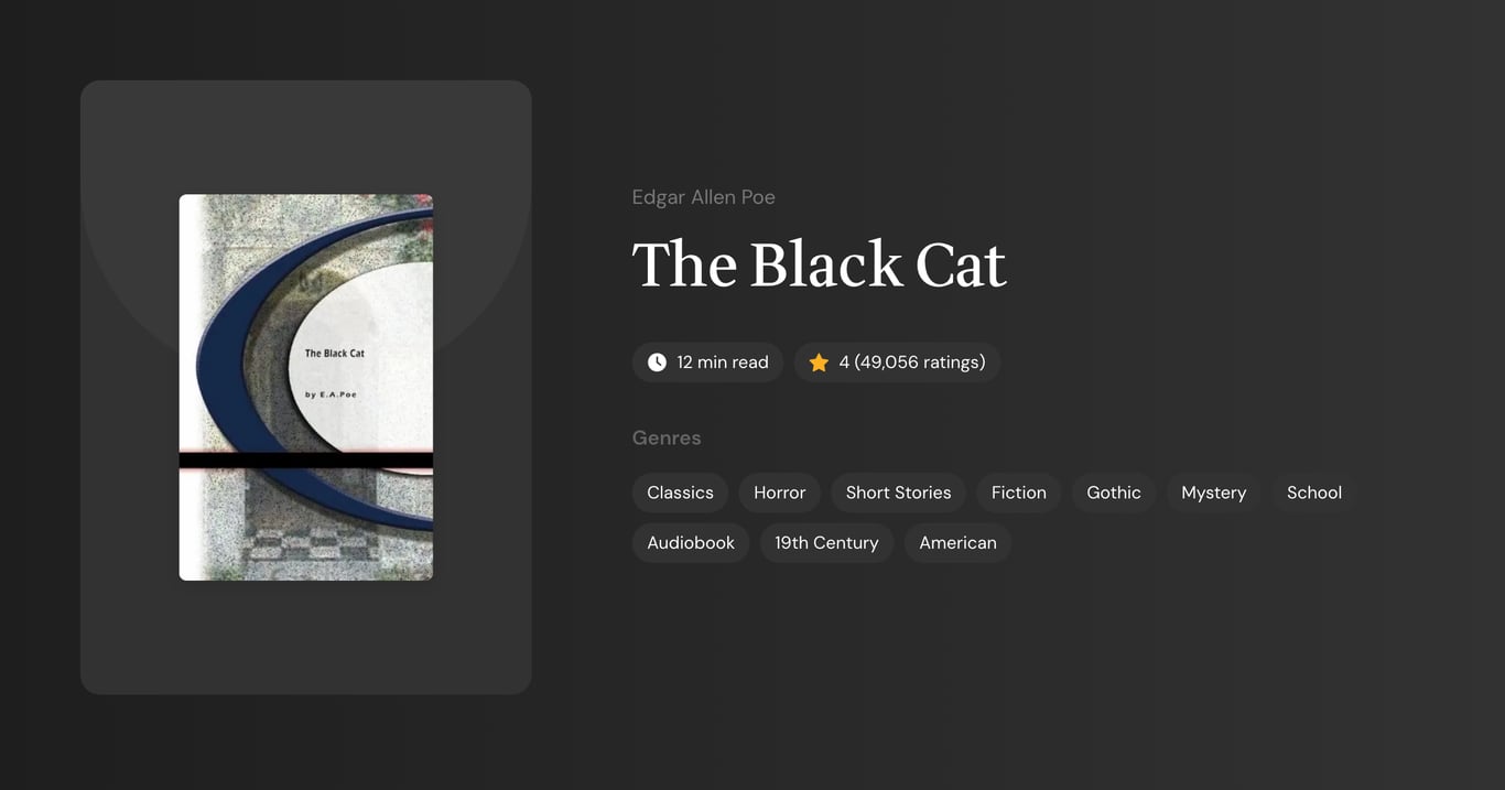 The Black Cat Book Summary