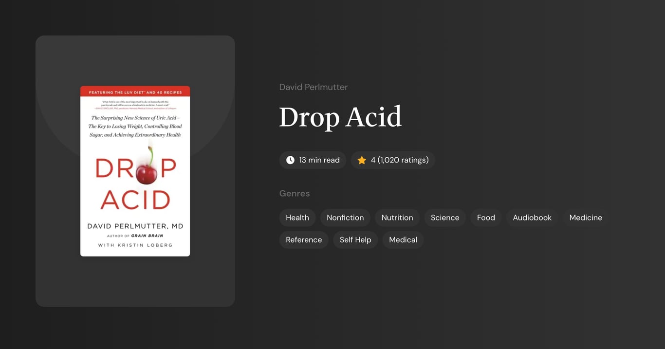 Drop Acid Book Summary