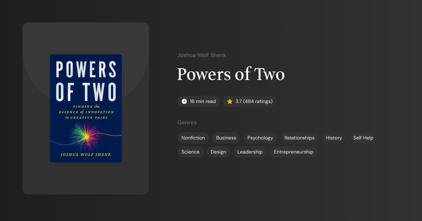 Powers of Two Book Summary