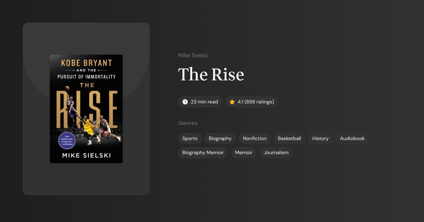 The Rise Book Summary