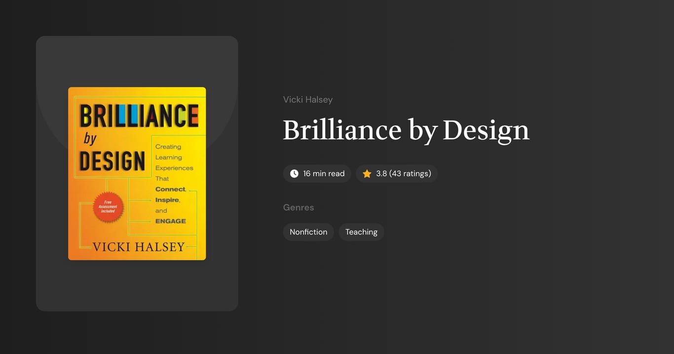 Brilliance by Design Book Summary