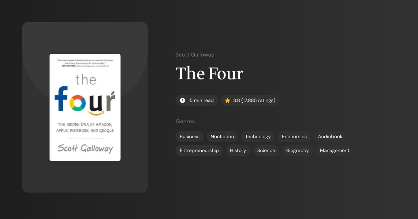 The Four Book Summary