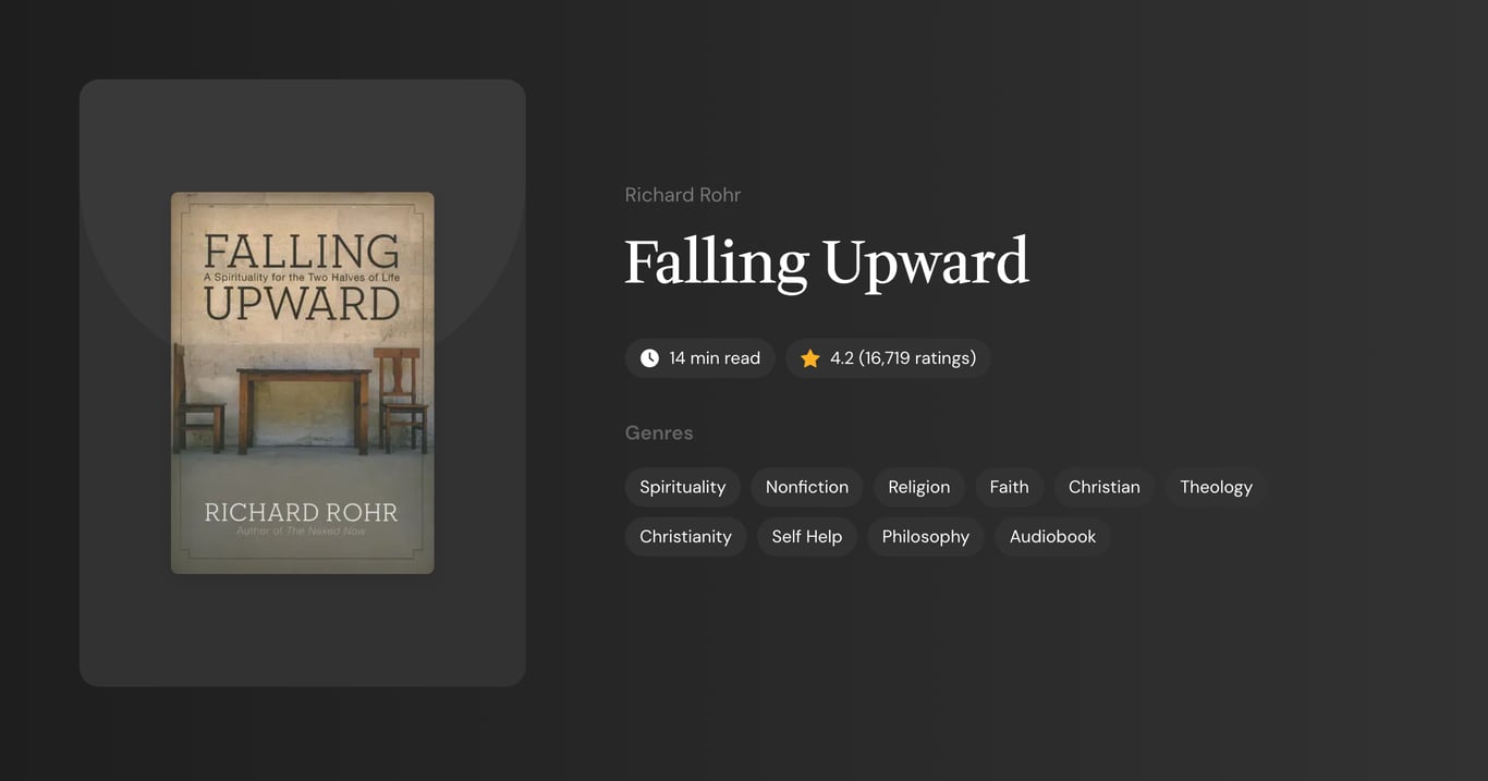 Falling Upward Book Summary