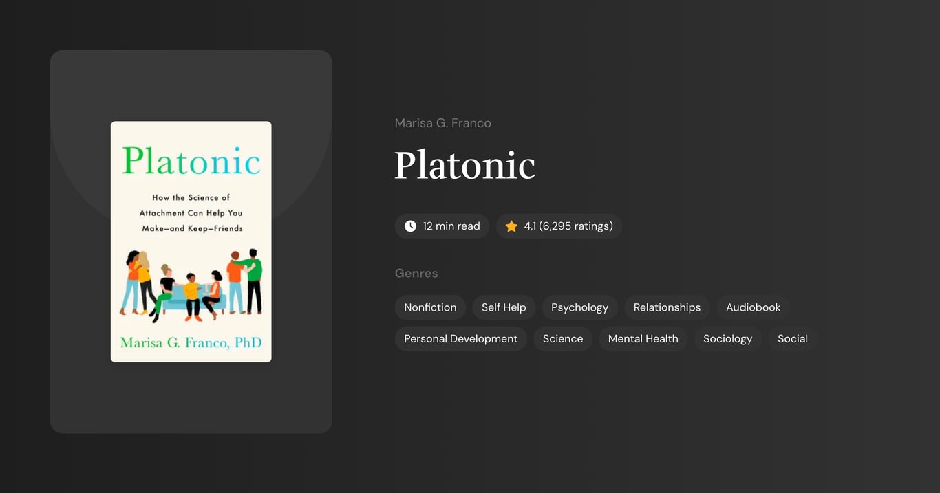 Platonic Book Summary