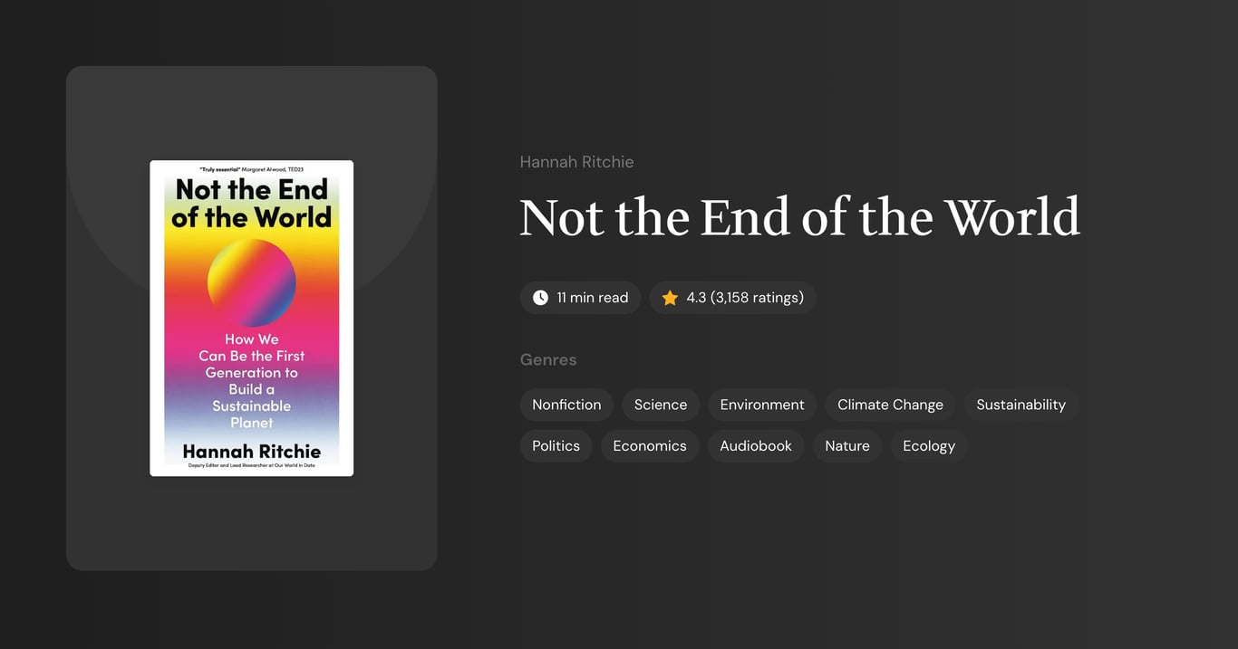Not the End of the World Book Summary