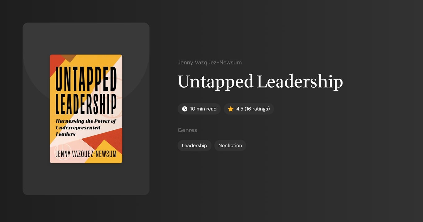 Untapped Leadership Book Summary