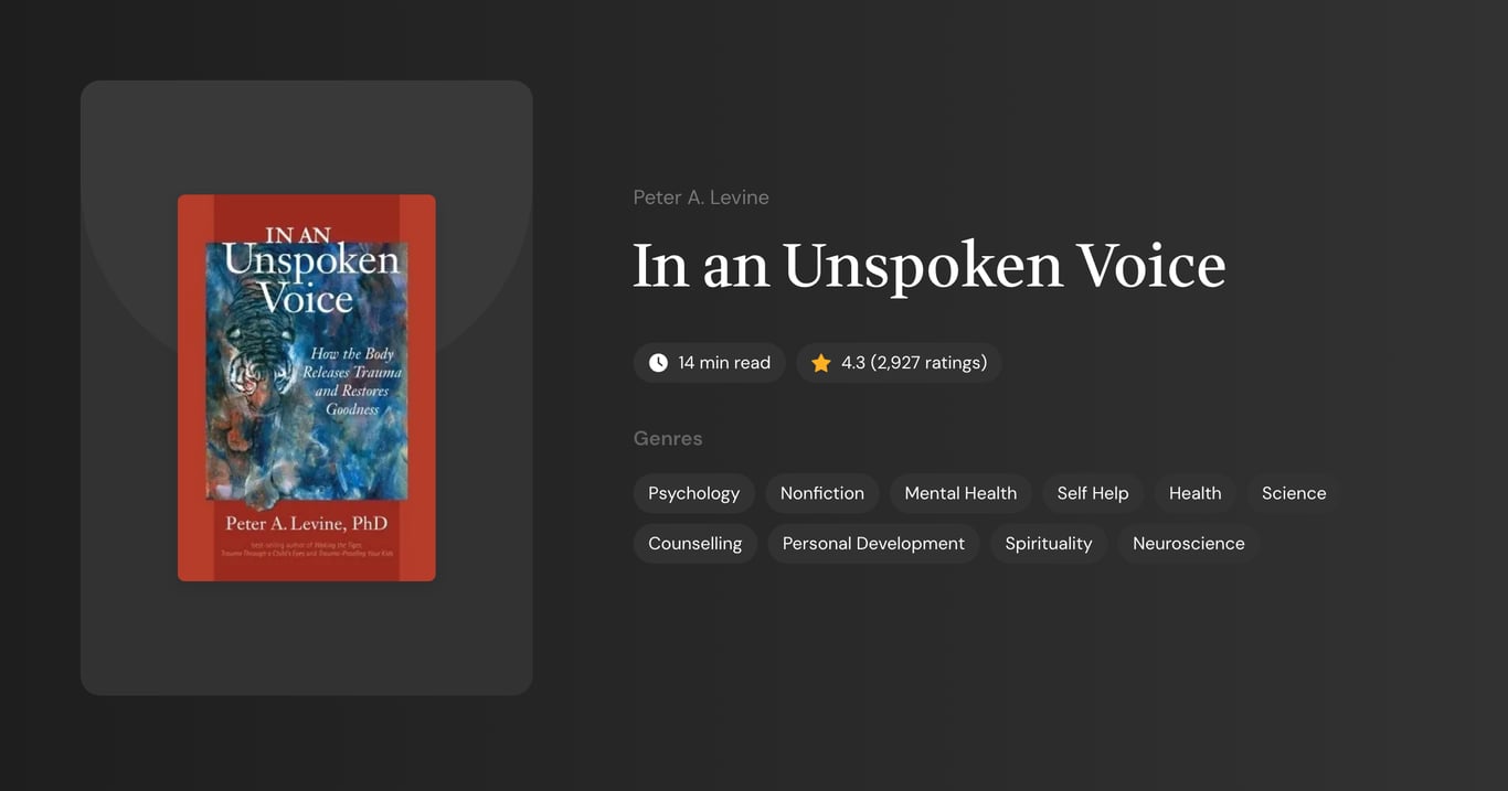 In an Unspoken Voice Book Summary