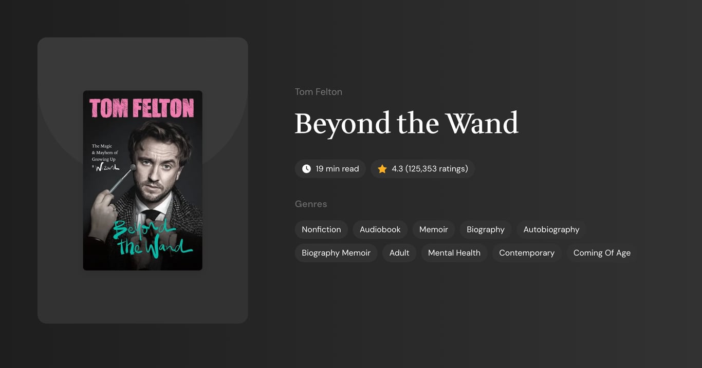 Beyond the Wand Book Summary