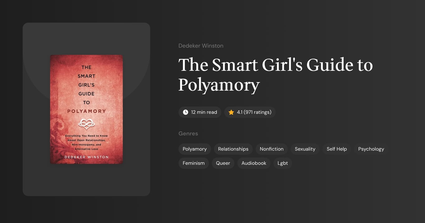 The Smart Girl's Guide to Polyamory Book Summary