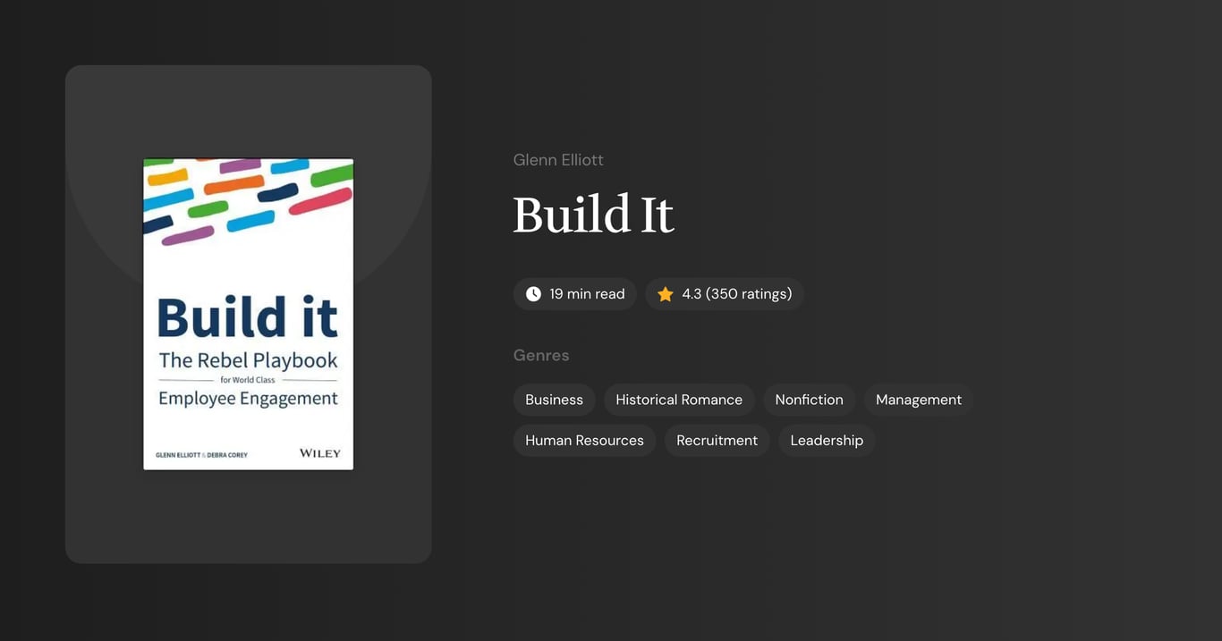 Build It Book Summary