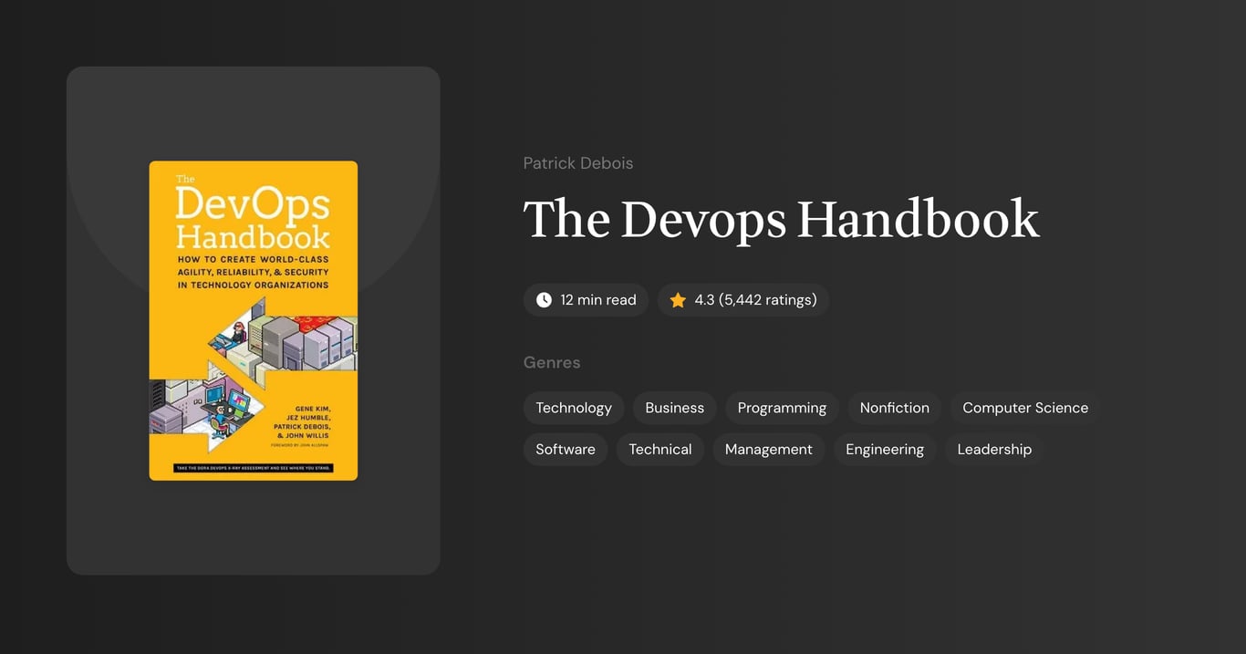 The Devops Handbook Book Summary