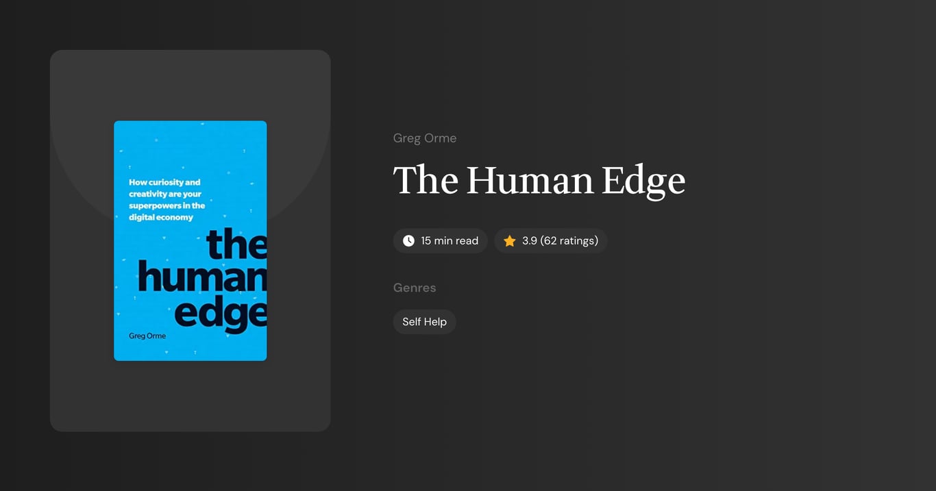 The Human Edge Book Summary