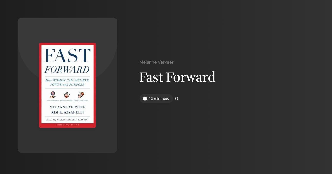 Fast Forward Book Summary