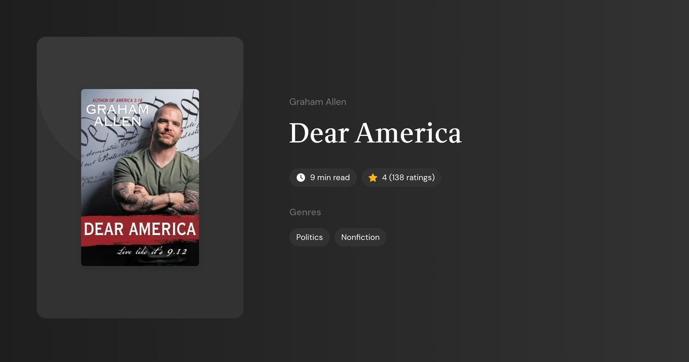 Dear America Book Summary