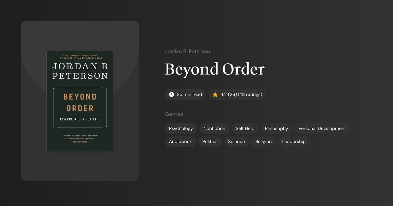 Beyond Order Book Summary