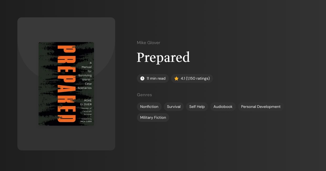 Prepared Book Summary