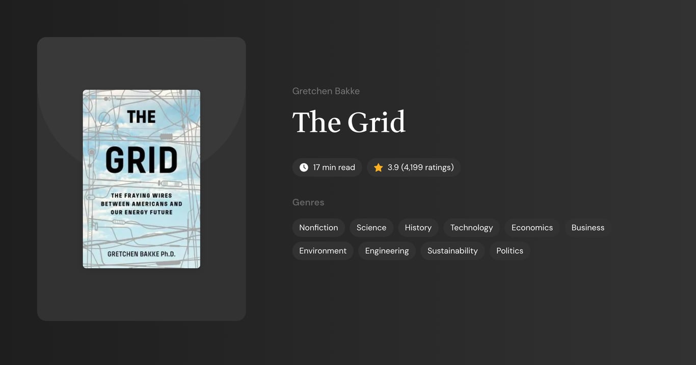 The Grid Book Summary