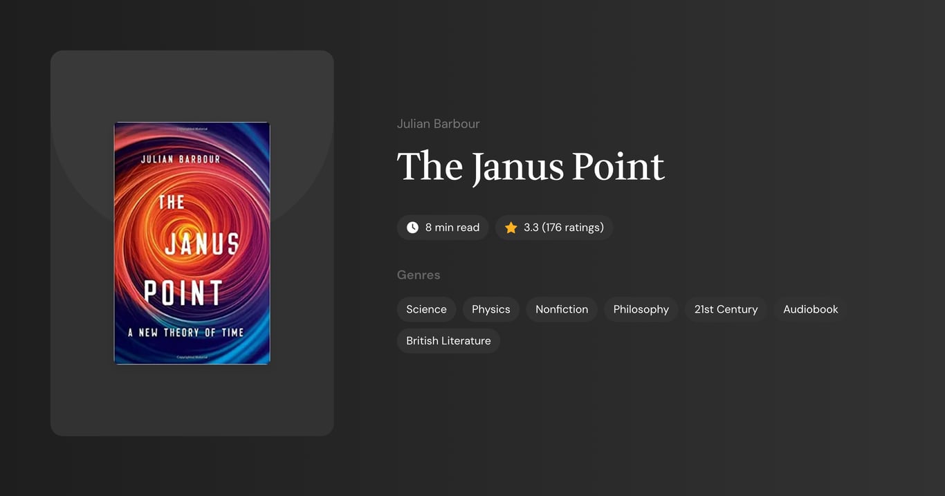 The Janus Point Book Summary