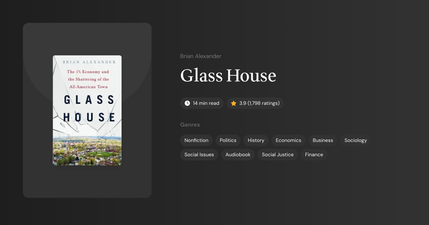 Glass House Book Summary