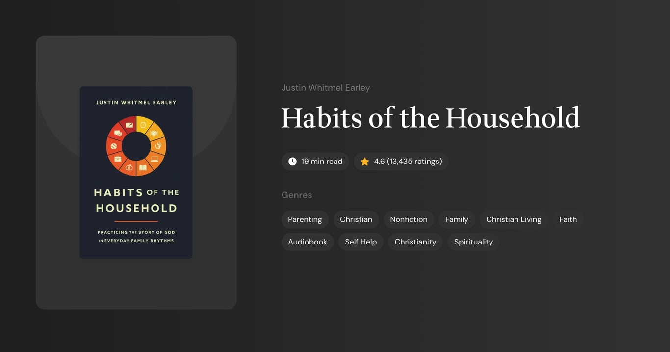 Habits of the Household Book Summary