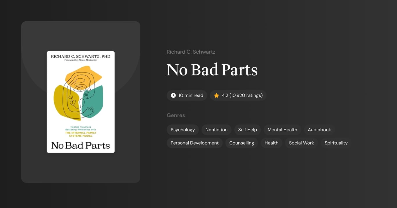 No Bad Parts Book Summary