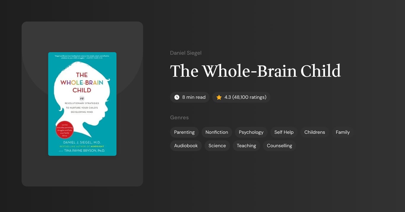 The Whole-Brain Child Book Summary