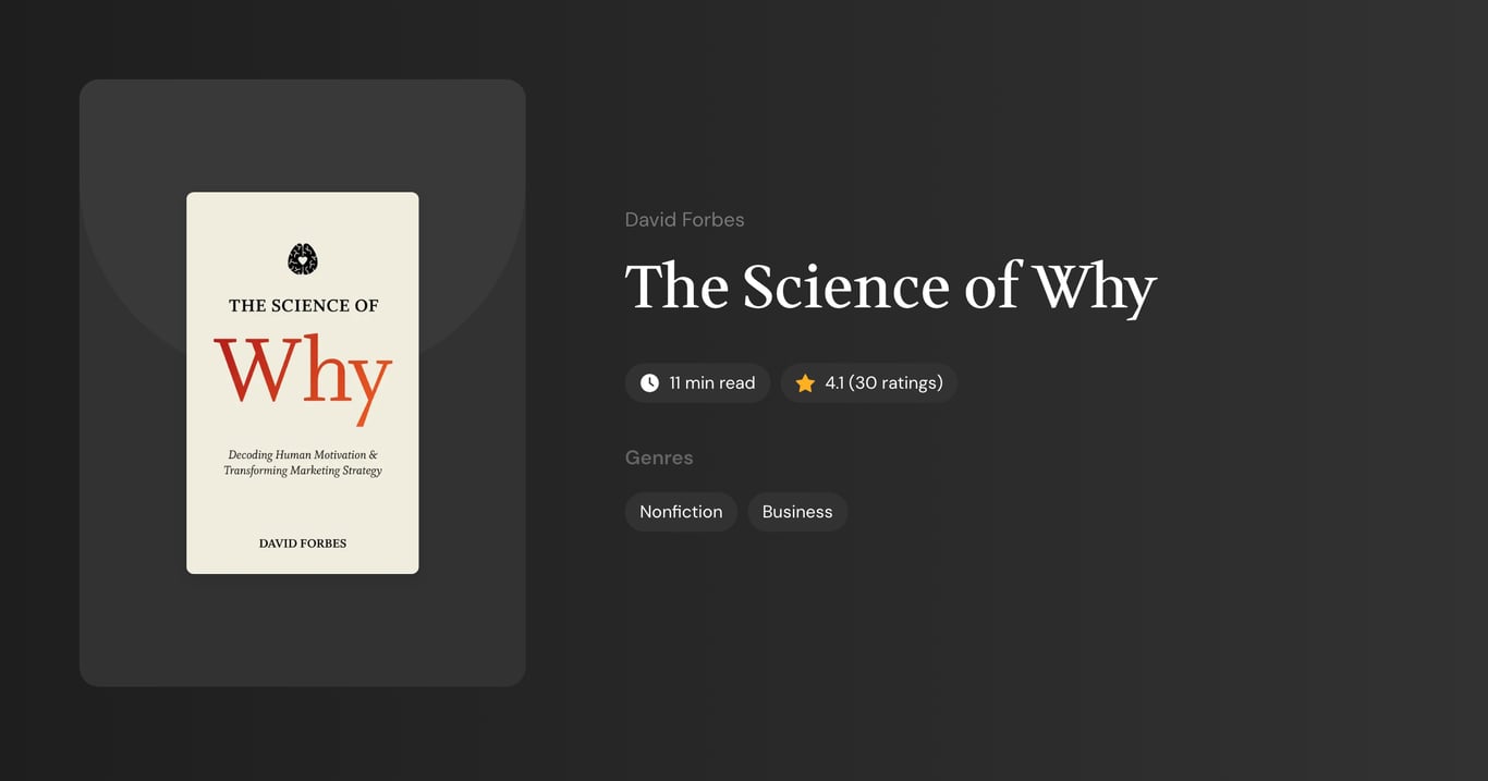 The Science of Why Book Summary