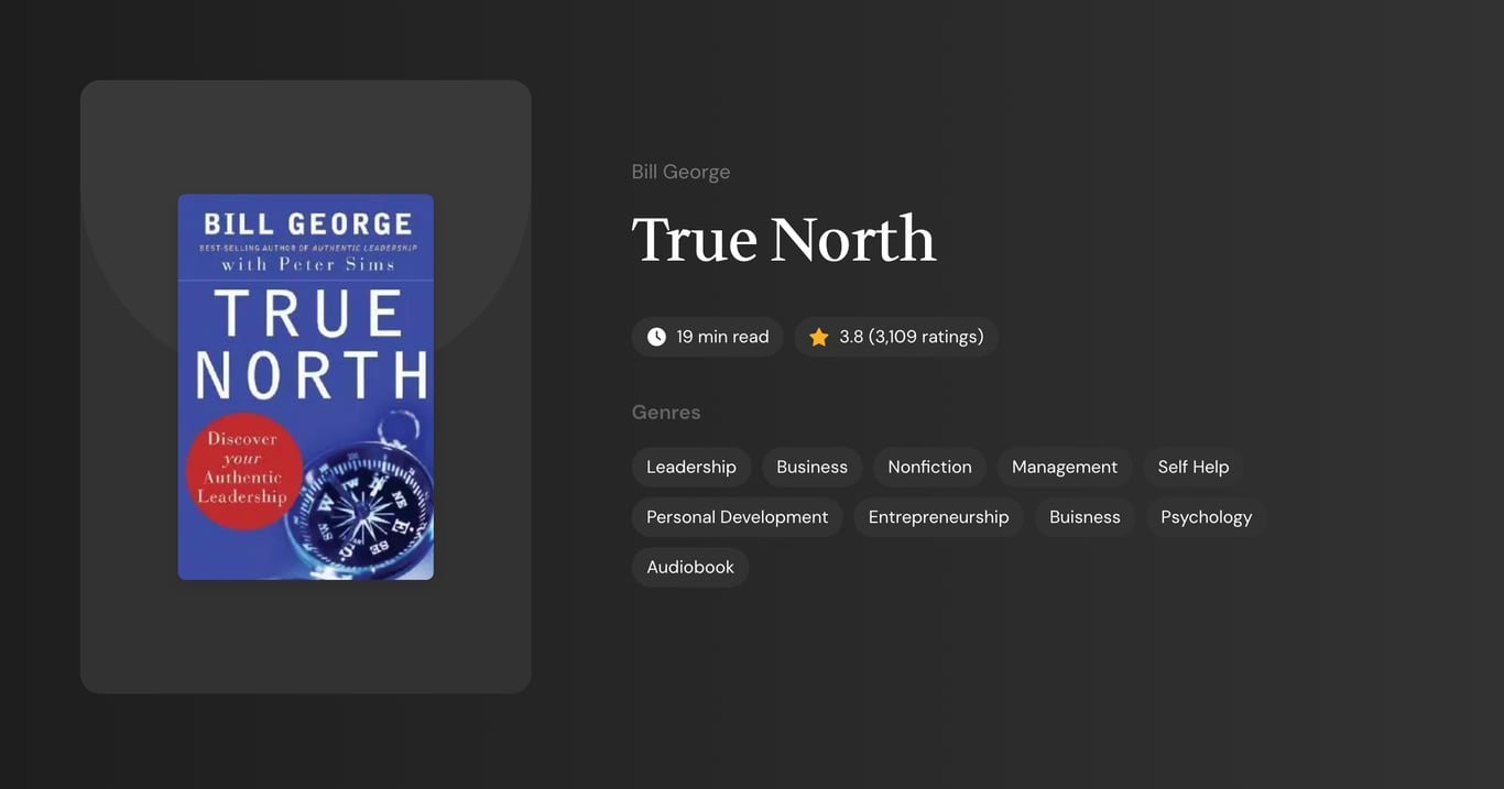 True North Book Summary