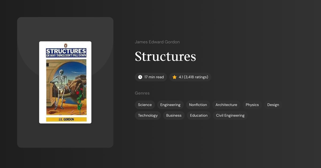 Structures Book Summary
