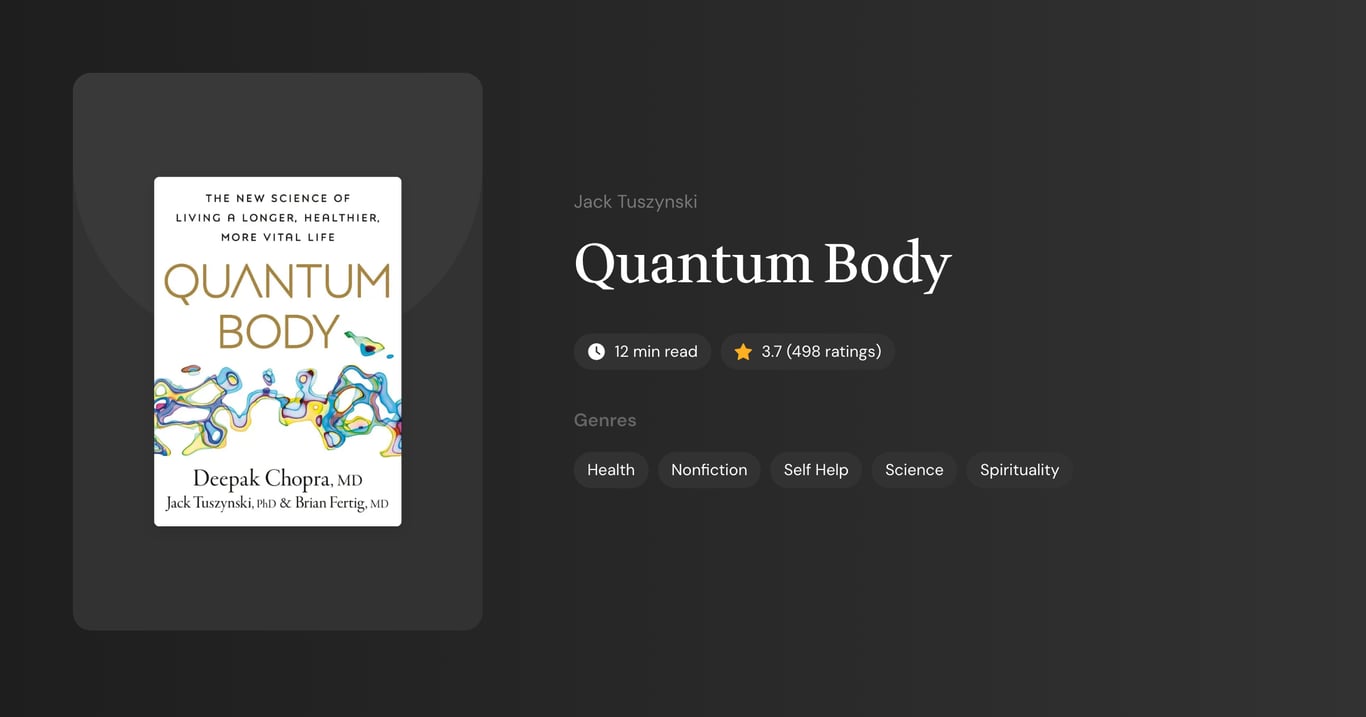 Quantum Body Book Summary