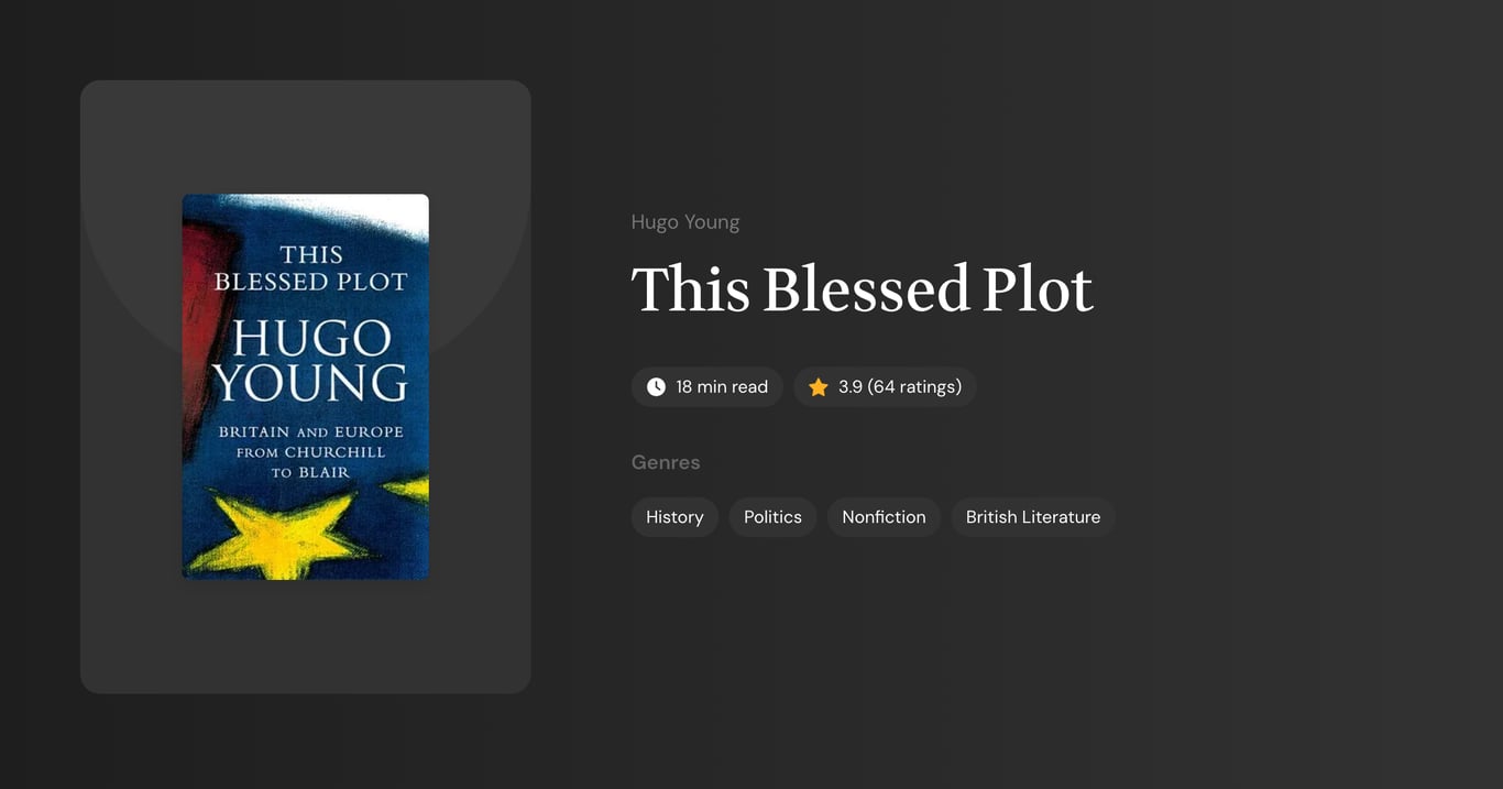 This Blessed Plot Book Summary