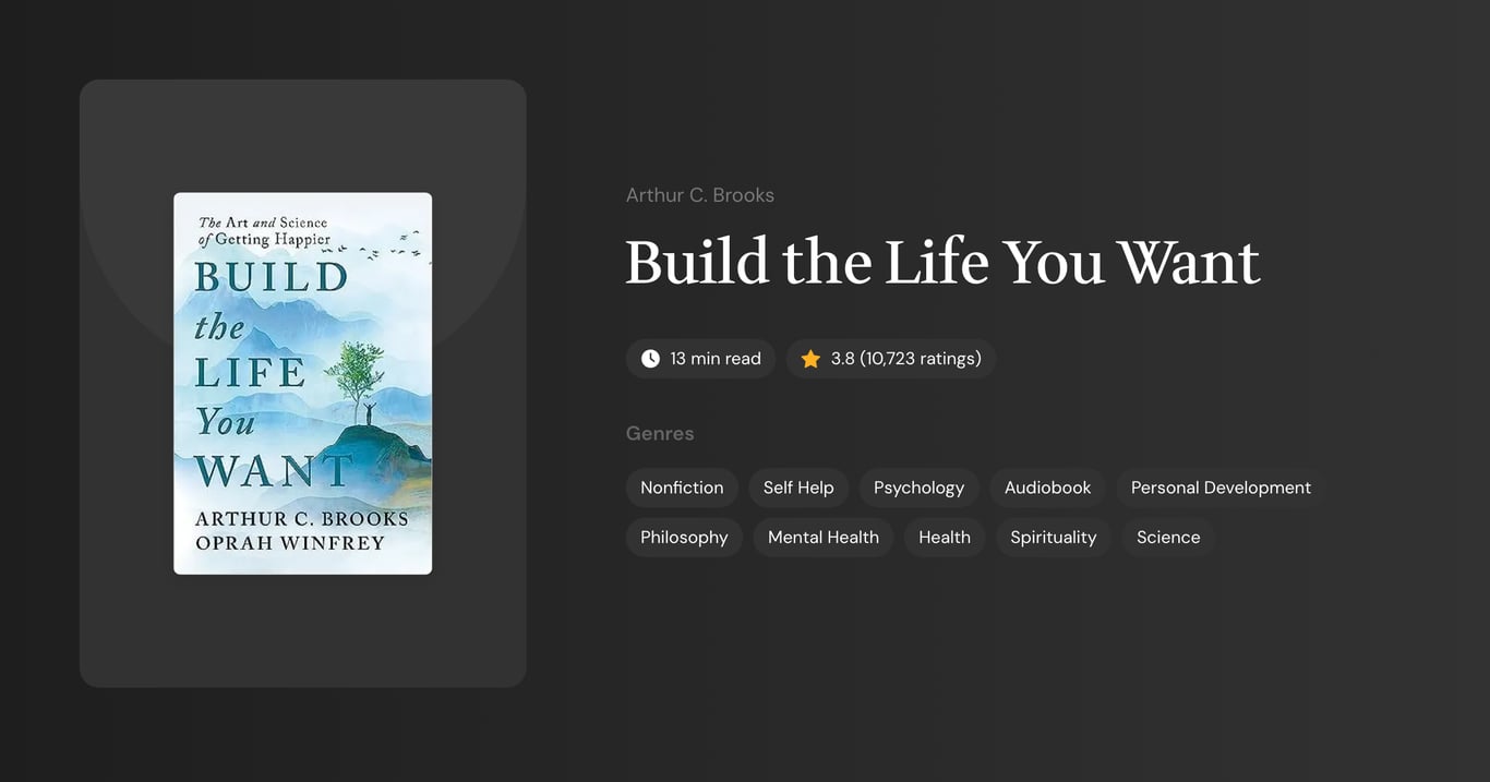 Build the Life You Want Book Summary