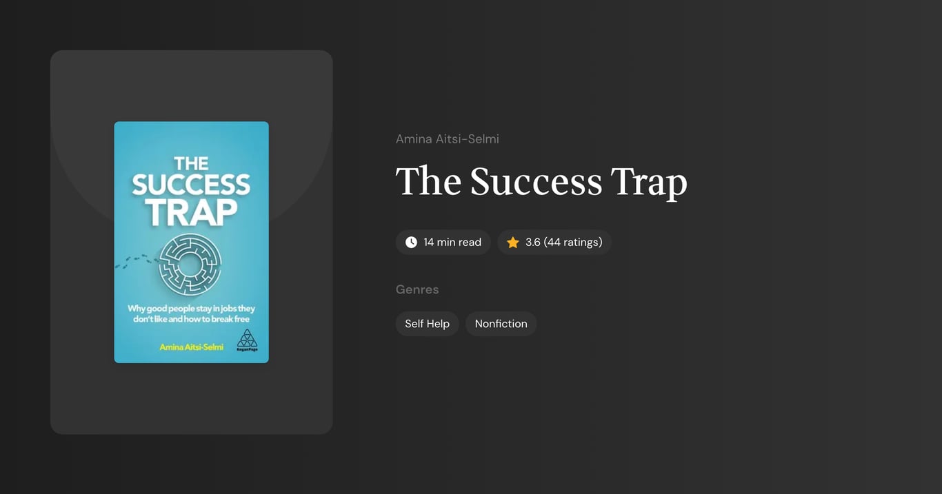 The Success Trap Book Summary