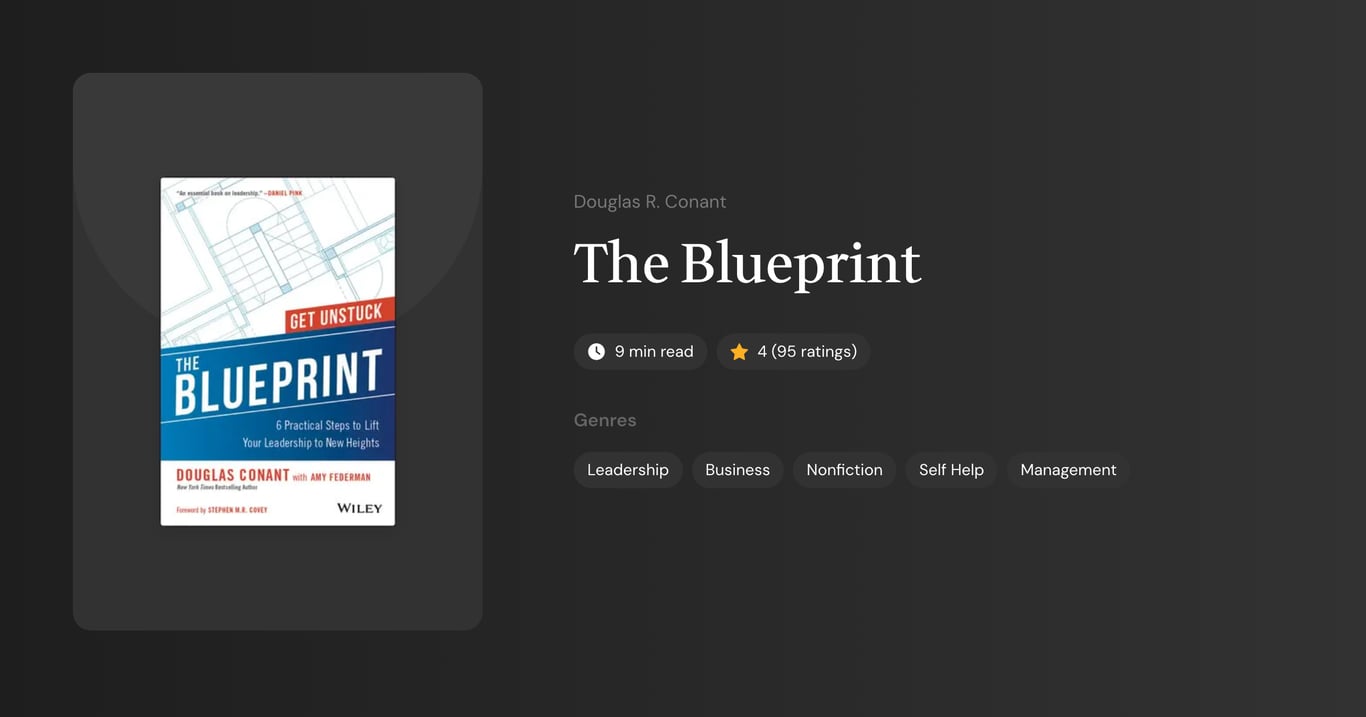 The Blueprint Book Summary