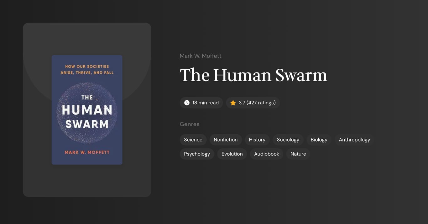 The Human Swarm Book Summary