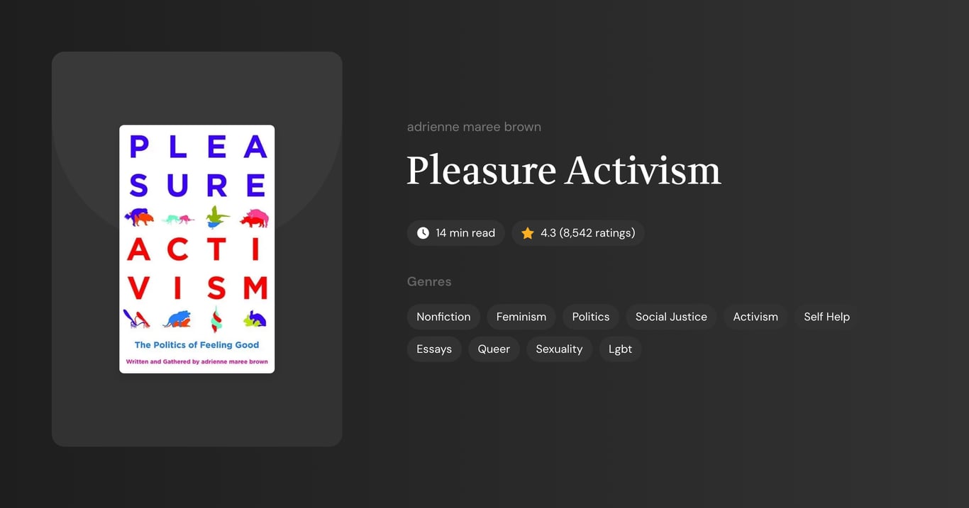 Pleasure Activism Book Summary