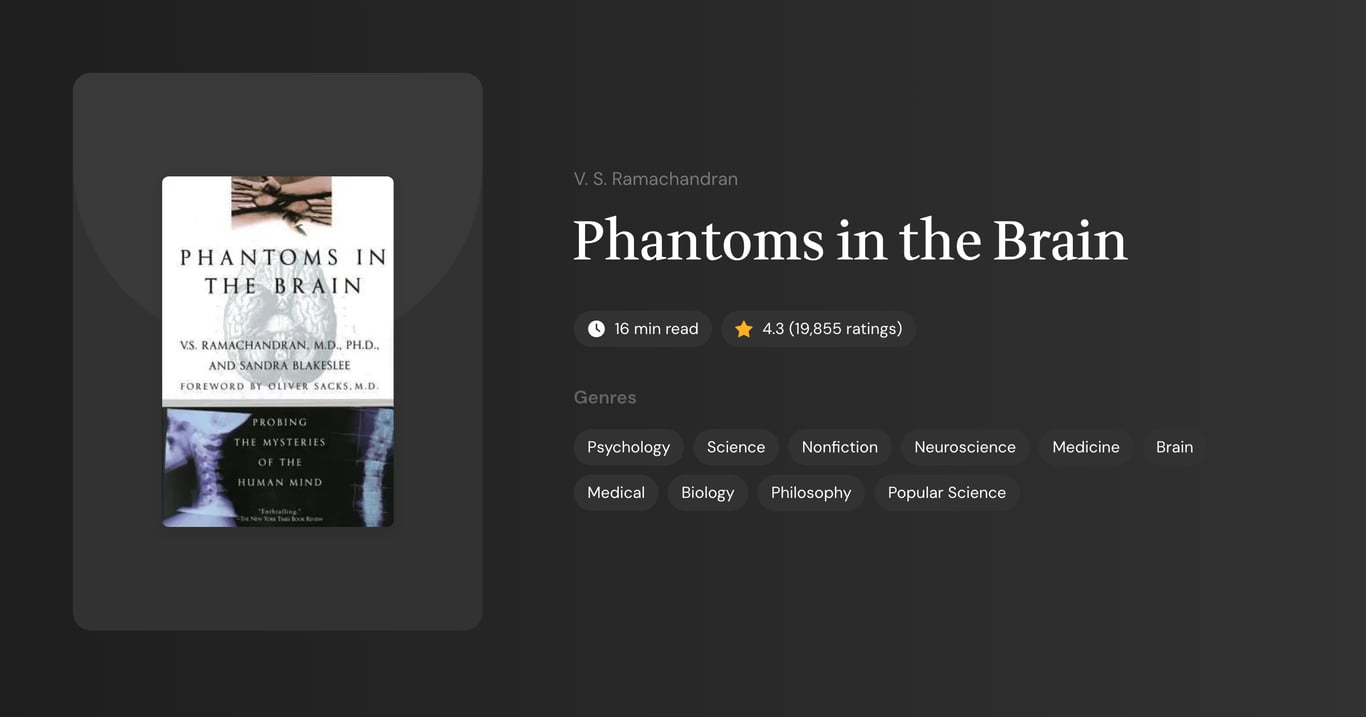 Phantoms in the Brain Book Summary
