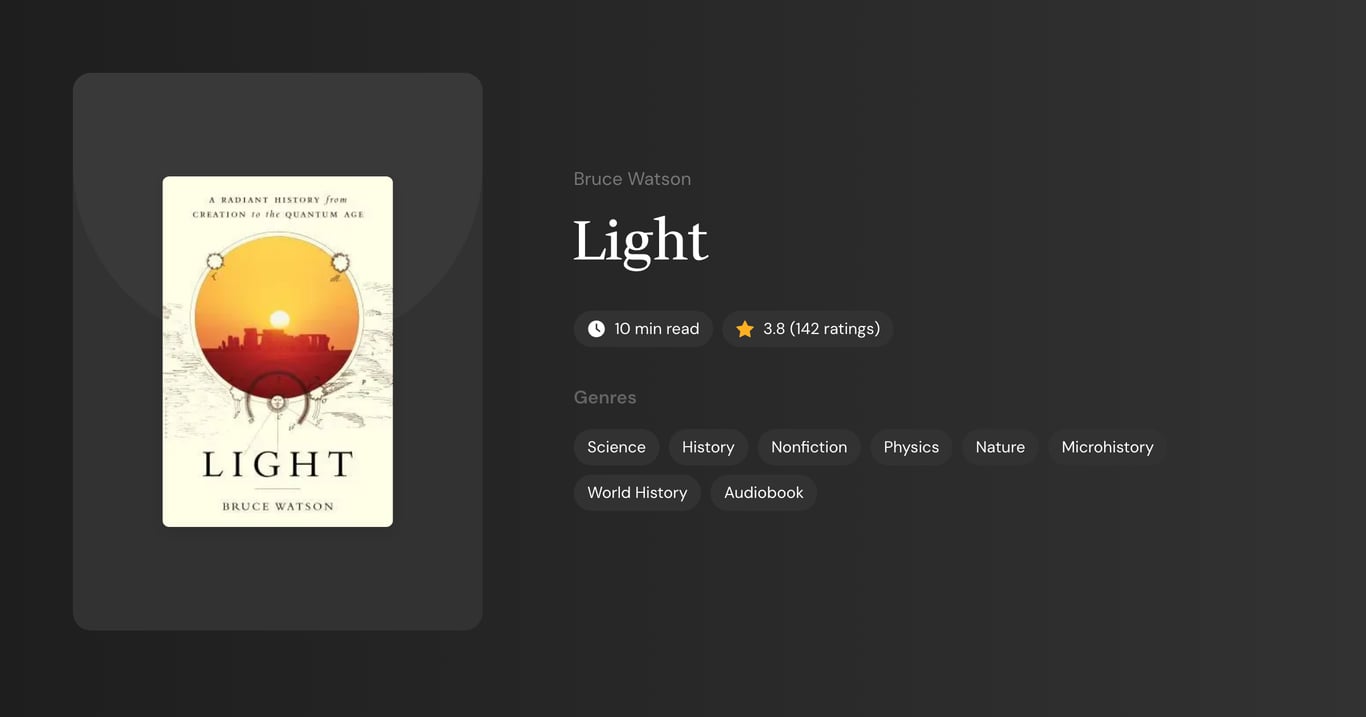 Light Book Summary