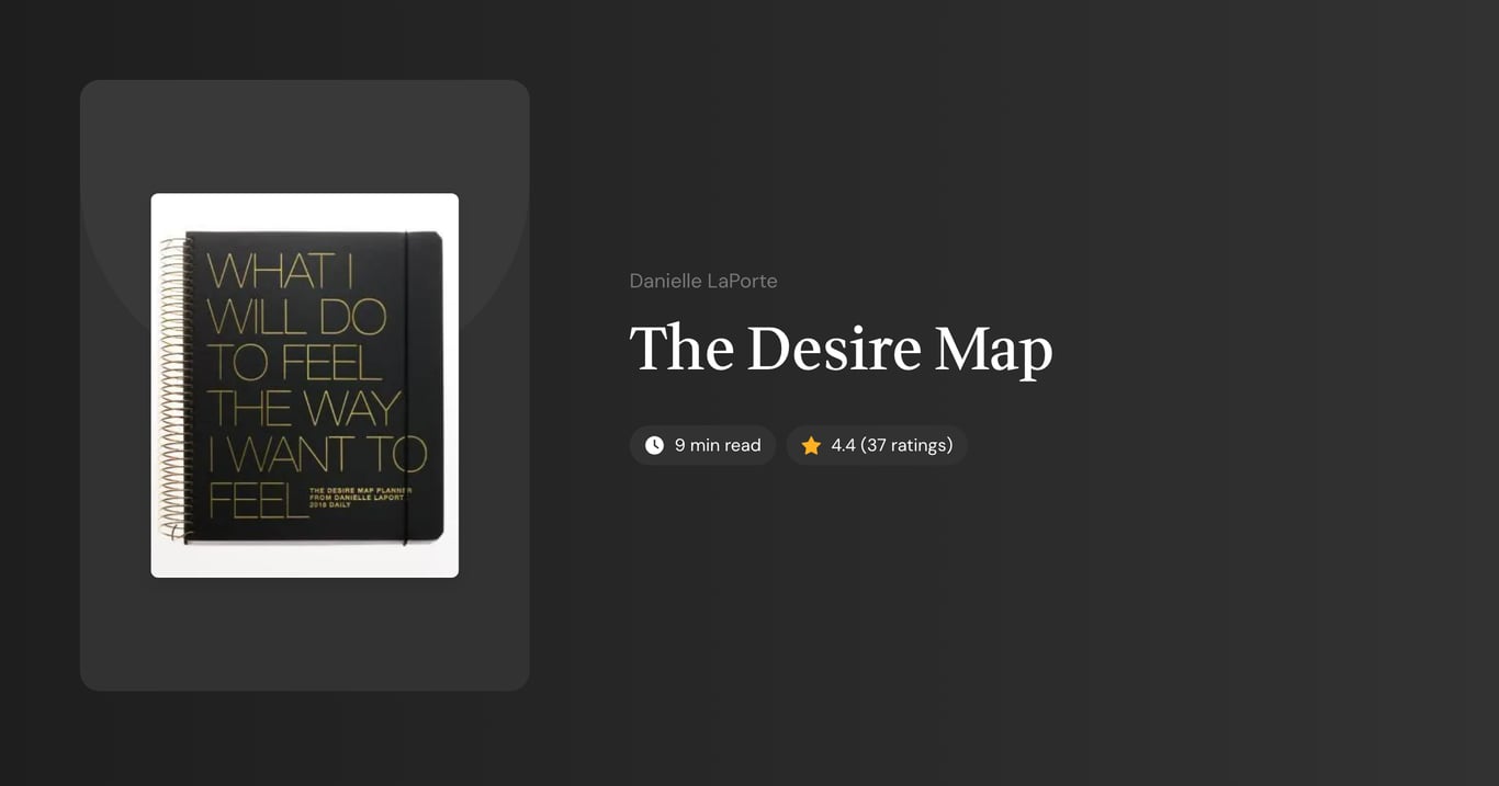 The Desire Map Book Summary