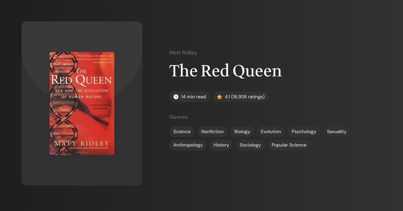 The Red Queen Book Summary