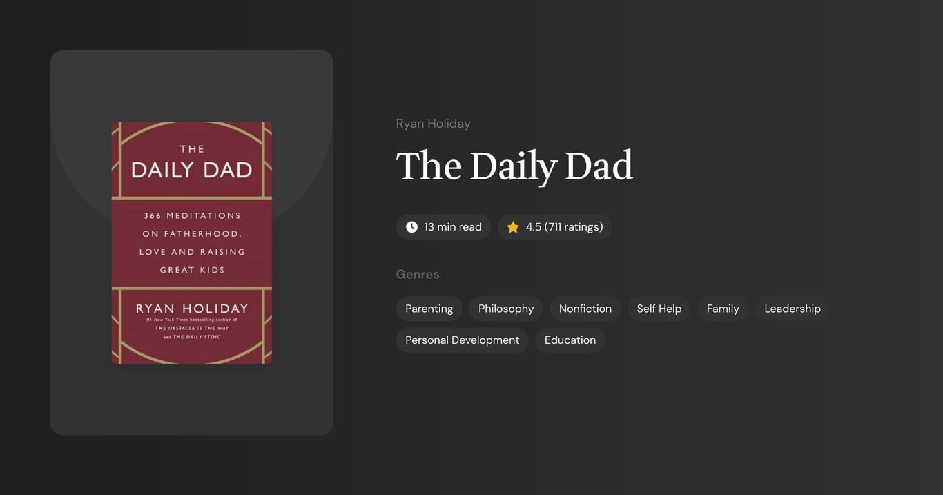 The Daily Dad Book Summary
