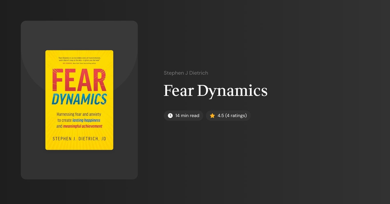 Fear Dynamics Book Summary