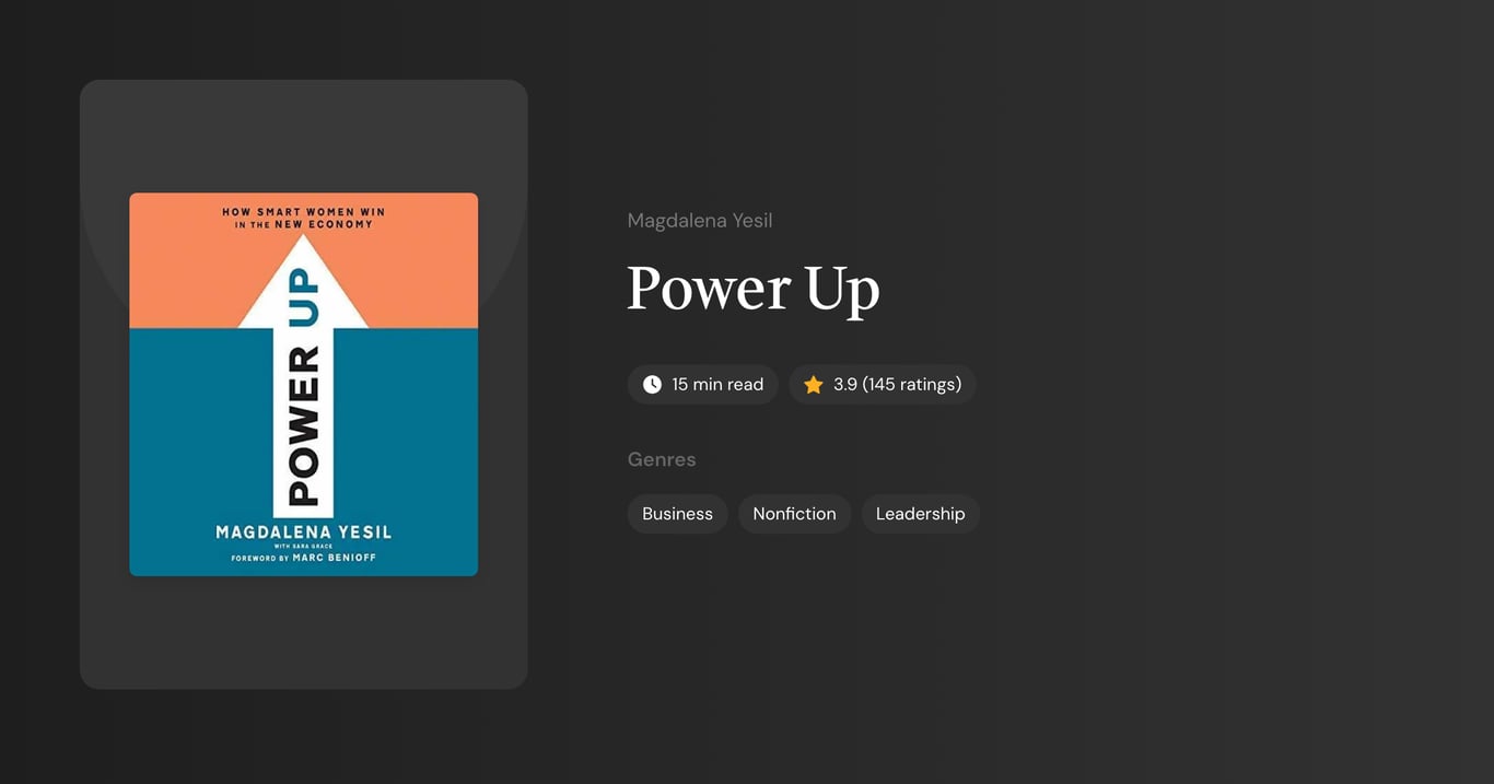 Power Up Book Summary