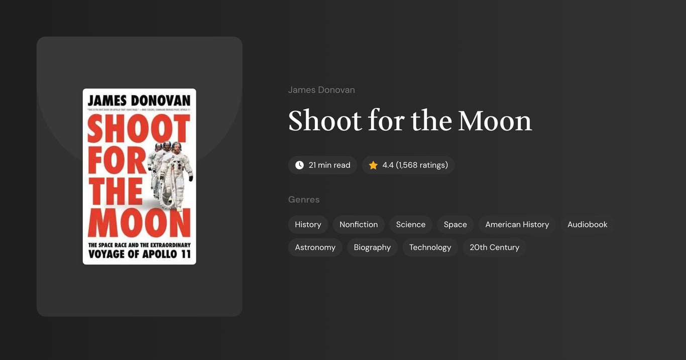 Shoot for the Moon Book Summary