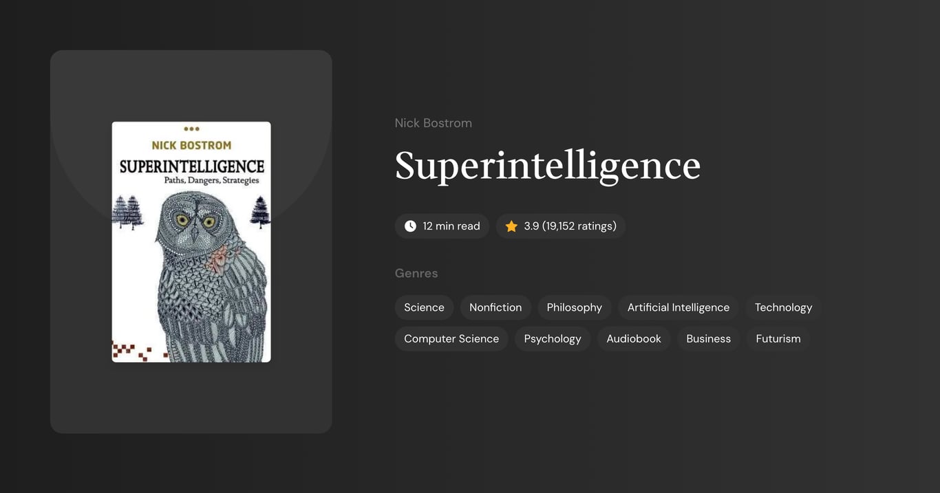 Superintelligence Book Summary