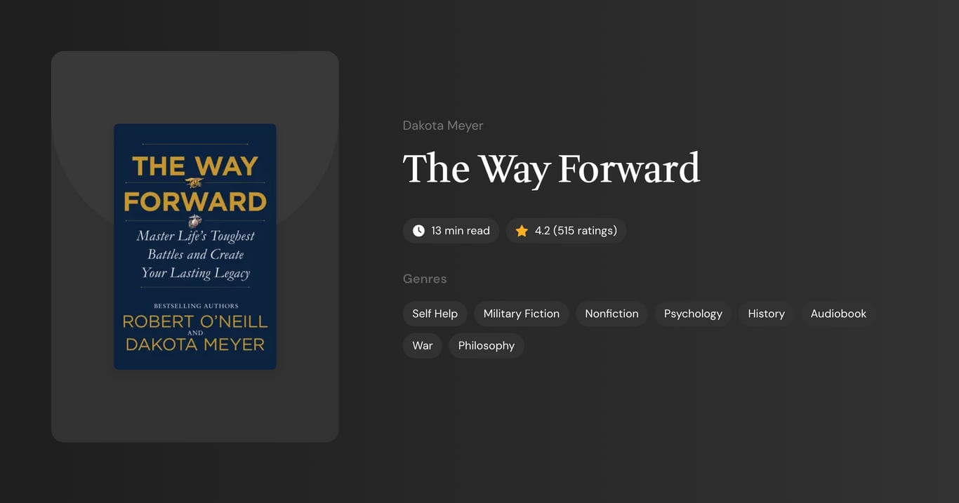 The Way Forward Book Summary