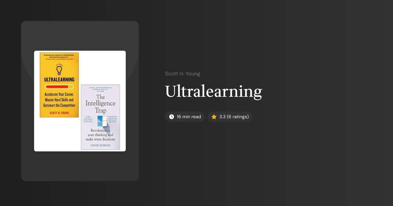 Ultralearning Book Summary