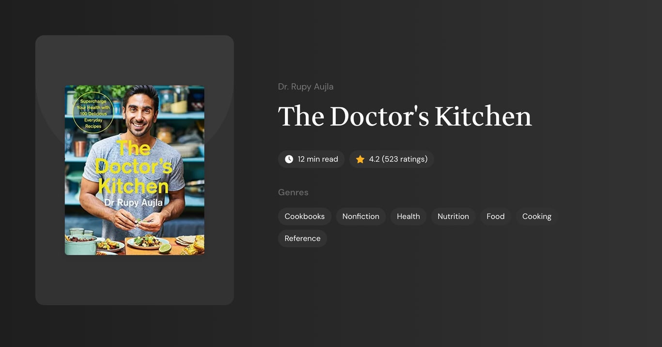 The Doctor's Kitchen Book Summary
